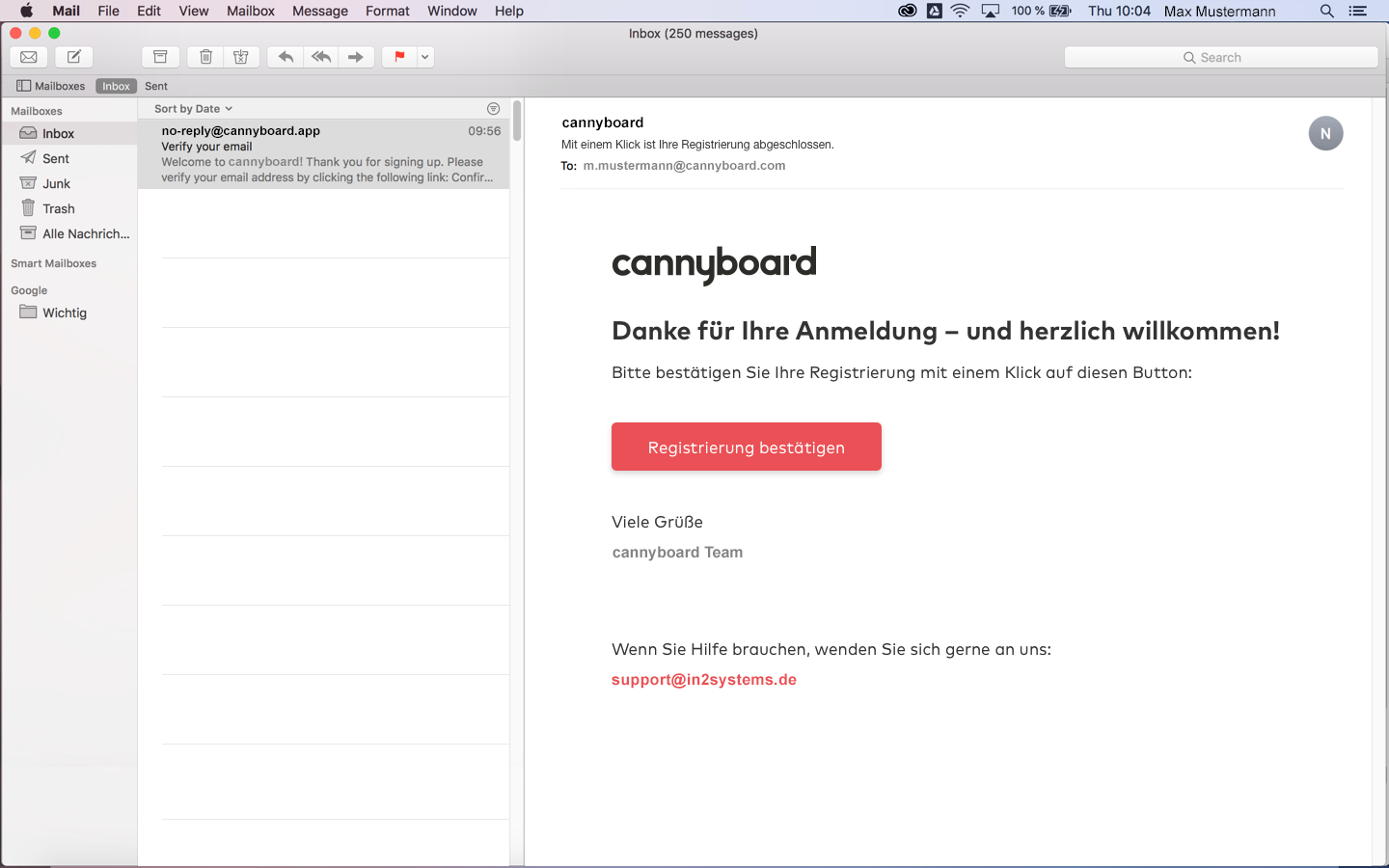 Creating a cannyboard account – cannyboard
